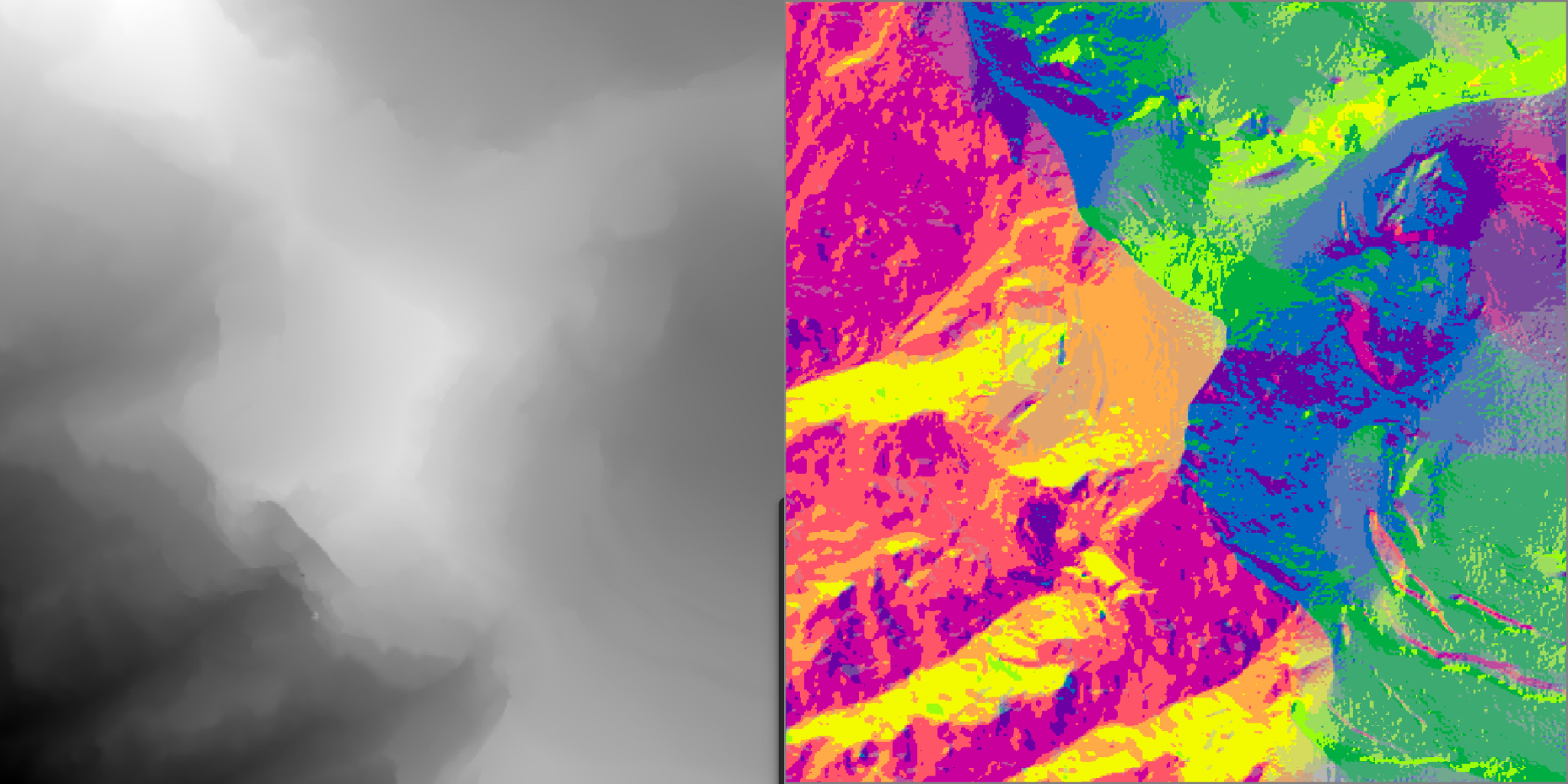 Creating Aspect-slope Maps with Python – Heitzler Geoinformatik